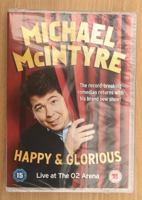 🌟MICHAEL MCINTYRE🌟HAPPY & GLORIOUS🌟BBC🌟COMEDY DVD🌟SEALED🌟UK🇬🇧SELLER🌟 £9 ...