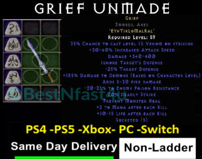 NL SC - 5x UM RUNE pack PC-XBOX-PS4-PS5-SWITCH Diablo 2 Res D2R NON £9.18 - PicClick UK