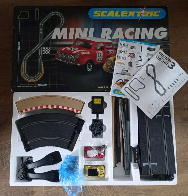 SCALEXTRIC MINI COOPER Racing Set C1019 Complete Boxed Model Car £100. ...