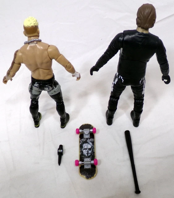 JAZWARES AEW CROW Sting Y Darby Allin Set De Figuras De Equipo De 6" Y ...