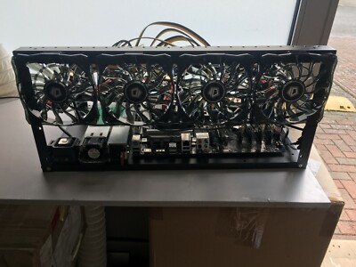 6+ GPU MINING Rig Starter Bundle Kit Motherboard FRAME CPU RAM PSU ...