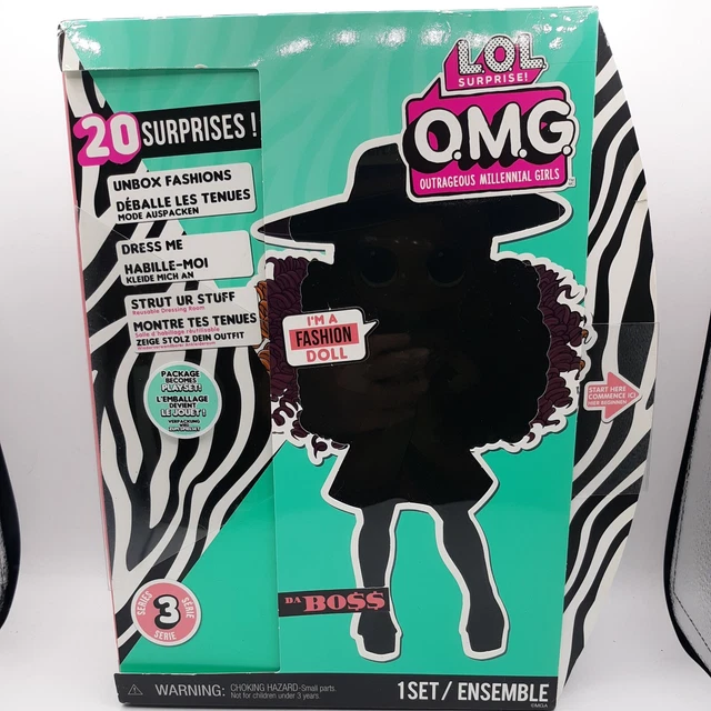 LOL SURPRISE OMG Series 3-Da Boss-Fashion Doll with Accessories-20 ...