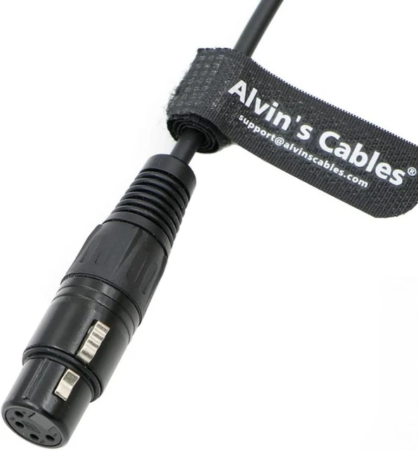 XLR 4-PIN MALE to XLR 4-Pin Female Power Cable for Sony Venice|F55|SXS ...