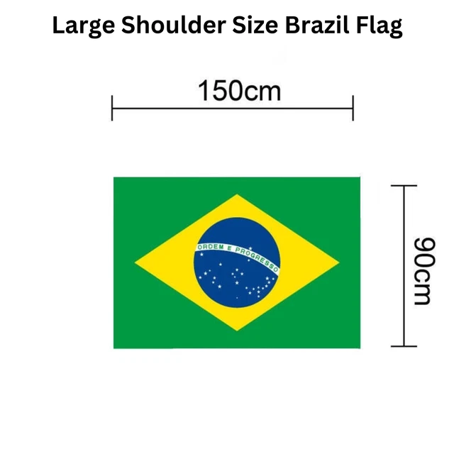 BRAZIL LARGE 5X3FT Country Flags National World Cup Qatar 2022 Football ...