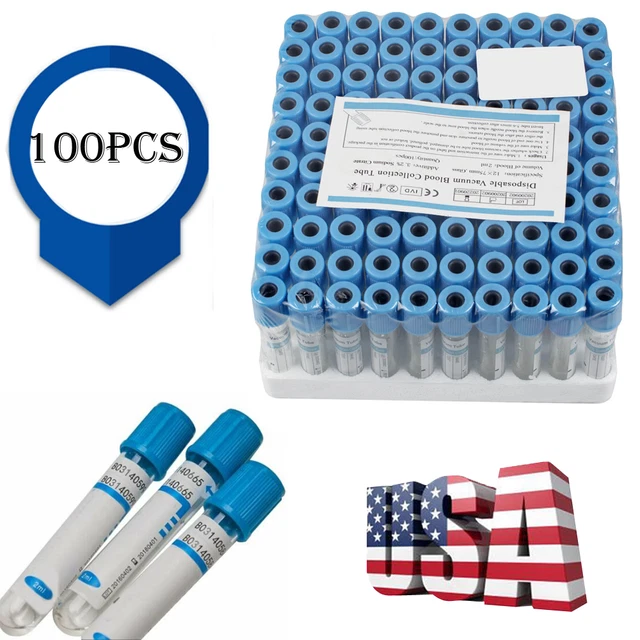 CAREJOY BUFFERED SODIUM Citrate Blood Collection Tubes Coagulation ...