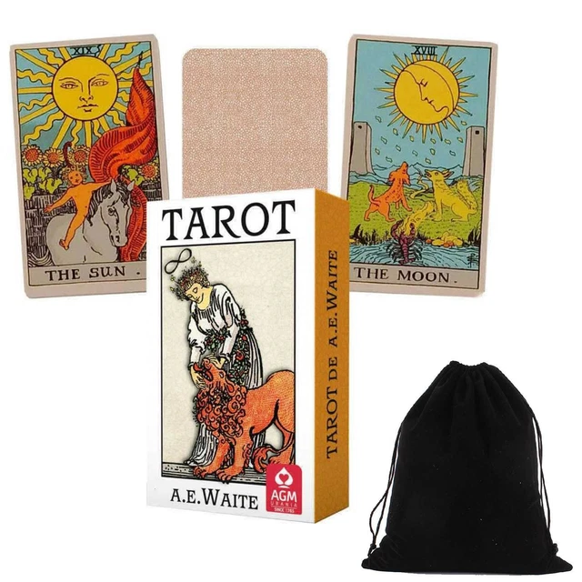 A.E. WAITE PREMIUM Edition Tarot Cards Deck Classic Rider Waite System ...