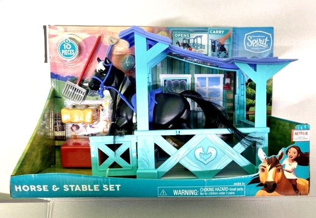 SPIRIT RIDING FREE Horse and Stable Set, packaging damged £30.77 ...