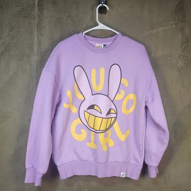 THE AMAZING DIGITAL Circus Jax Iconic Quote Purple Bunny Sweatshirt ...