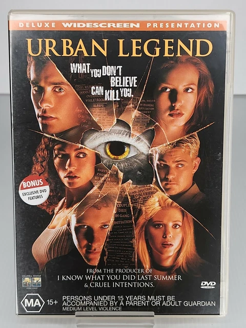 URBAN LEGEND DVD Jared Leto Alicia Witt Rebecca Gayheart Joshua Jackson ...