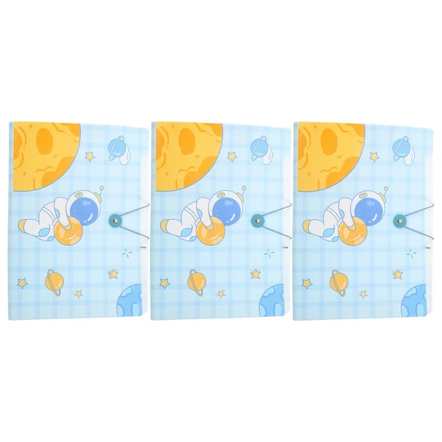 3 PCS PORTABLE File Organizer Document Expandable Folder for Documents ...