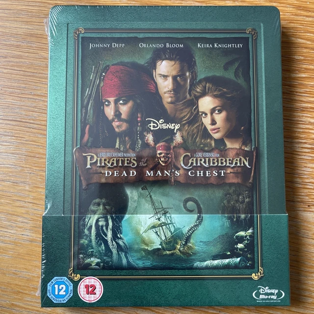 PIRATES OF THE Caribbean Dead Man's Chest BluRay UK Steelbook New and ...