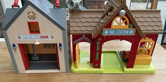 FIREMAN SAM HOUSE/ELC happy land fire station £5.00 - PicClick UK