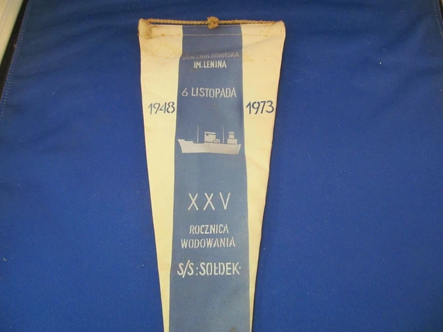 1948-1973 25TH ANNIVERSARY SS SOLDEK FIRST SHIP BUILT POST WAR IN ...