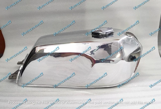 YAMAHA RD250 RD400 Aluminum Alloy Polished Petrol Tank 1976-1977 Model Fitted £345.00 - PicClick UK