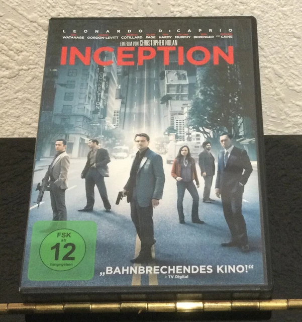 DVD INCEPTION LEONARDO DiCaprio Ken Watanabe Ellen Page Tom Hardy EUR 1 ...