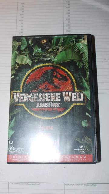 VERGESSENE WELT JURASSIC Park VHS VIDEO Kassette EUR 1,00 - PicClick DE