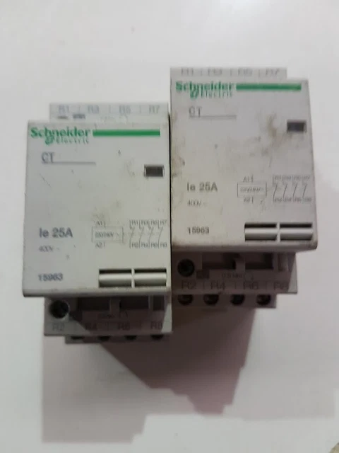 SCHNEIDER ELECTRIC 4 Pole Contactor Ct Le 25A 400V 15963 EUR 20,82 ...