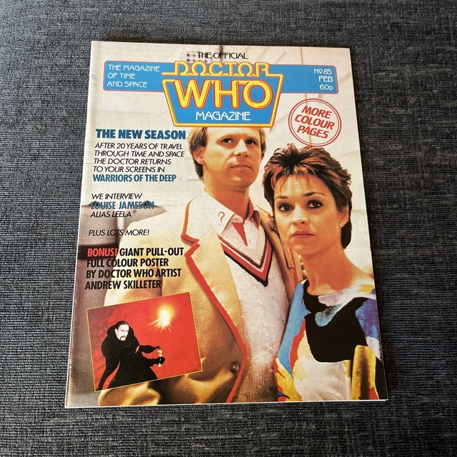 DOCTOR WHO MAGAZINE - No 85 - 1984 with Poster EUR 5,82 - PicClick IT