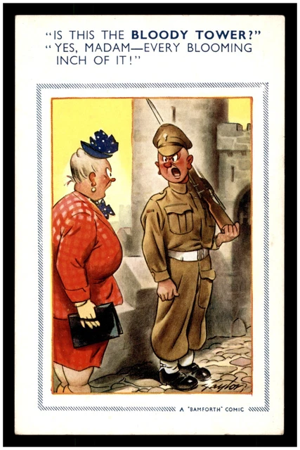 VINTAGE POSTCARD - Bamforth Saucy/Rude/Humour COMIC Series £4.64 ...