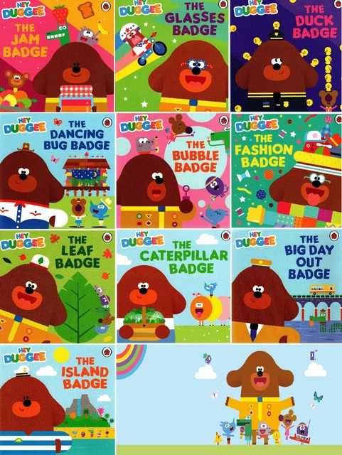 CBEEBIES HEY DUGGEE *New Sealed* Paperback Book Series Jam Glasses ...