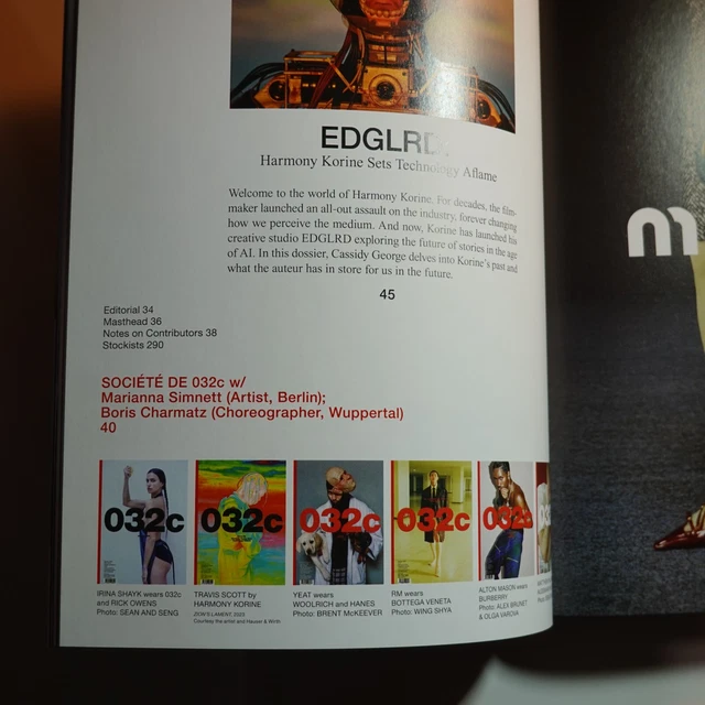 032C MAGAZINE - Issue #44 - Winter 2023/2024 - Yeat - Brand New £39.51 ...