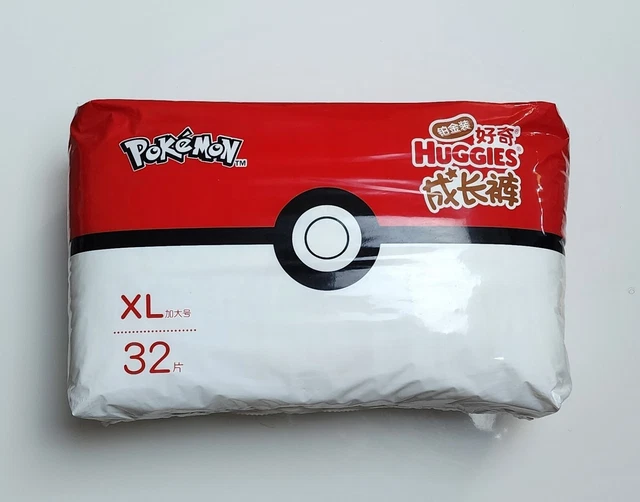 RARE POKÉMON HUGGIES Pull-Ups Diapers Size XL 35+ lbs 32 CT SEALED VINTAGE VTG £462.92 - PicClick UK