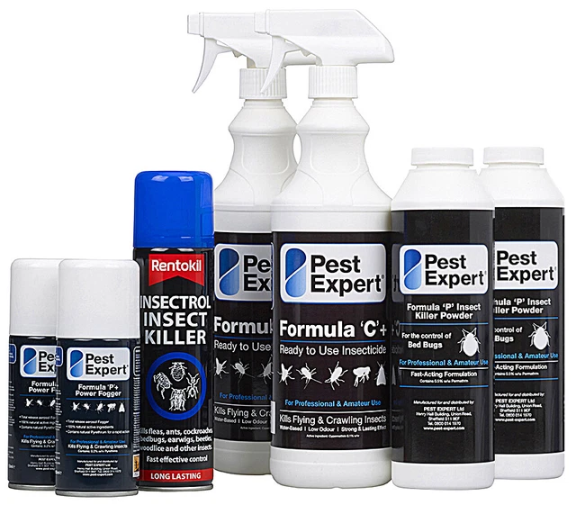 PEST EXPERT ADVANCED Bed Bug Killer Pack 2 - Max Strength Treatment ...