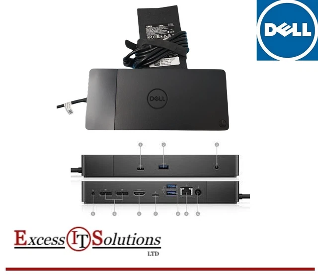 DELL K20A001 WD19TB K20A001 K20A WD19 Thunderbolt USB C Docking Station 130W AC EUR 102,82 ...