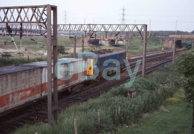 35MM RAILWAY SLIDE of Class 87 87010 @ Bescot - Copyright to Buyer £4. ...