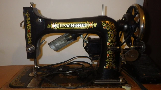 RARE MACHINE A coudre new home ancienne vintage collection portable ...