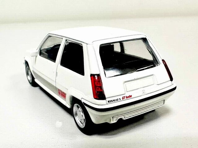 RENAULT 5 SUPERCINQ GT TURBO Phase II 1988 R5 Blanc JET CAR NOREV 1/43 ...