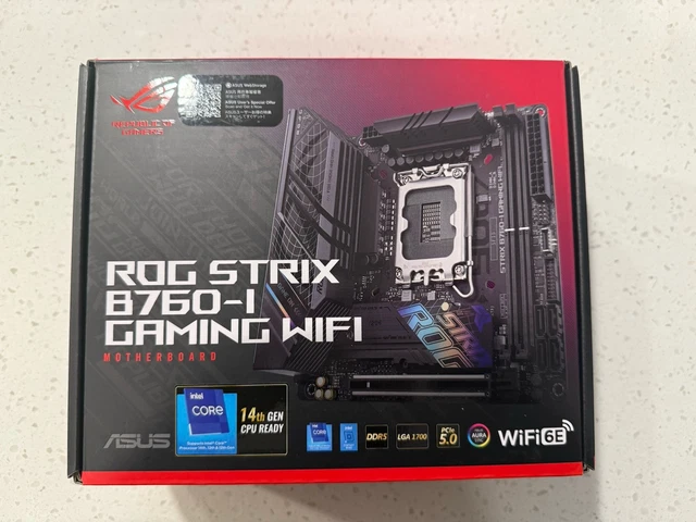 ASUS ROG STRIX B760-I Gaming WiFi Intel B760 LGA 1700 mini-ITX ...