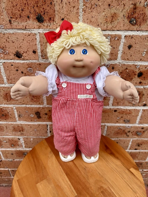 AUTHENTIC CPK RED/WHITE Check Dungarees & unbranded White Blouse $50.00 ...