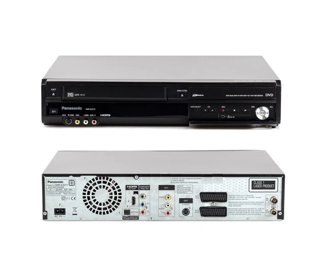 PANASONIC MULTI REGION DMR-EZ47V DVD VCR VHS Recorder DVB DVR Combi 1yr ...