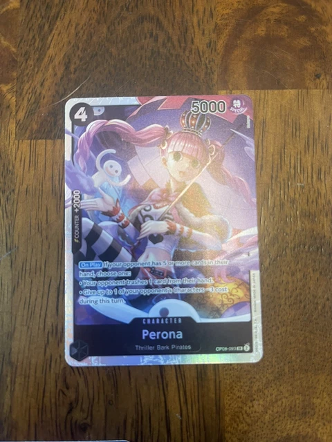 HOLO FOIL PERONA SR OP06-093 Wings of the Captain One Piece TCG EUR 8 ...