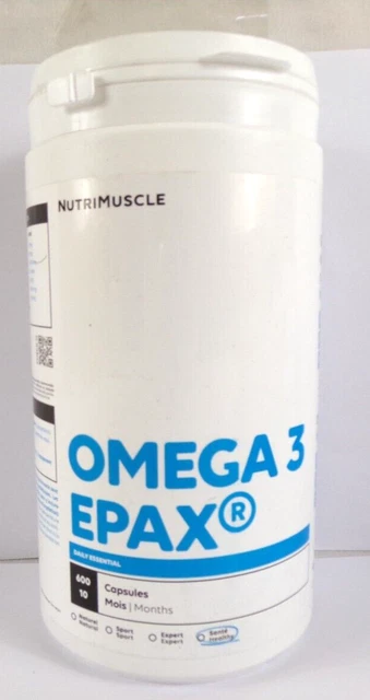 OMEGA 3 EPAX 600 Gelules Nutrimuscle - 12/2025 £61.40 - PicClick UK