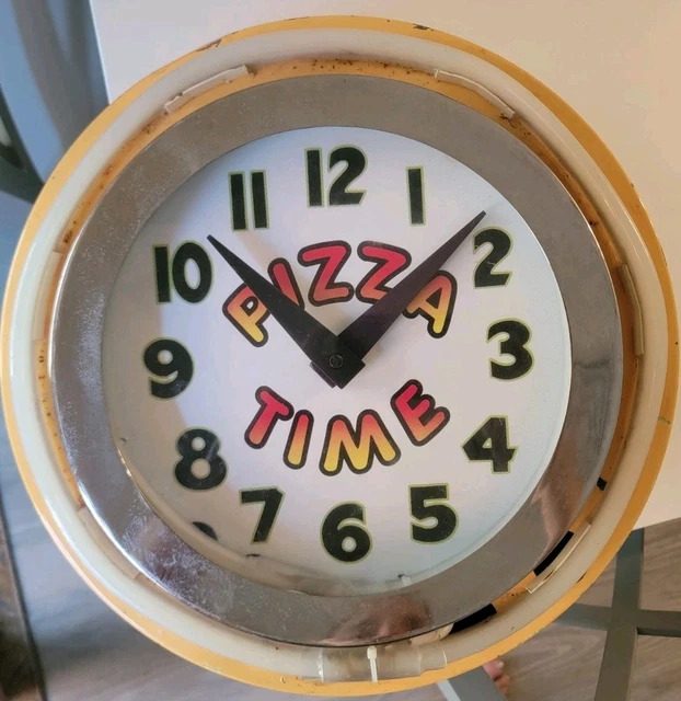 PIZZA TIME CLOCK (Original) -- Chuck E Cheese £448.73 - PicClick UK
