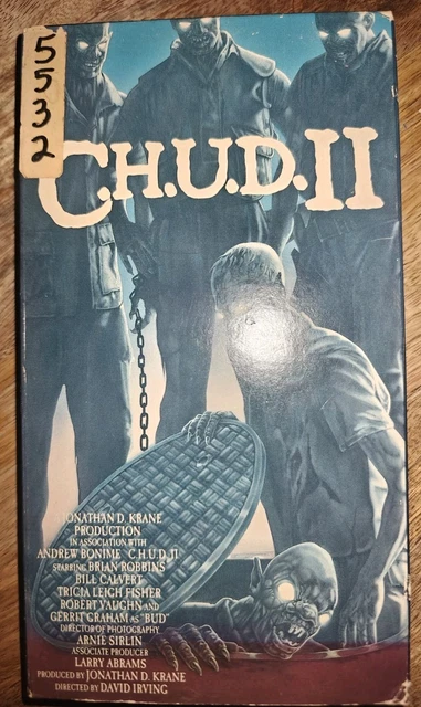 C.H.U.D. II (VHS, 1989) bud the chud 2, comedy horror Vestron Video ...