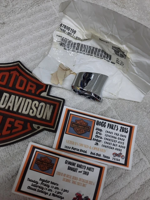 GENUINE HARLEY DAVIDSON 67800199 Stand Off Turn Signal Chrome $24.80 ...