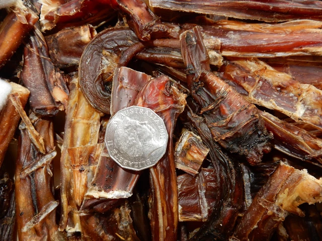 2KG BULLY STICK Pizzle Pieces Australian Dog Treats Chew Natural Dental ...