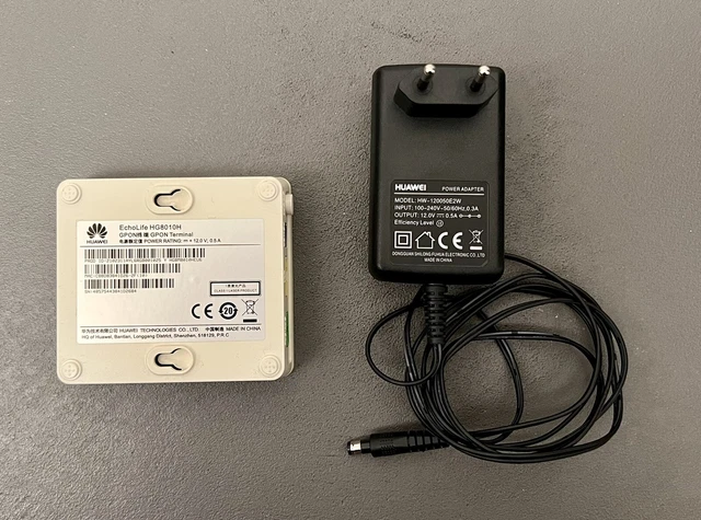 HUAWEI OPTICAL NETWORK Terminale Fibra Ottica FTTH GPON ONT esterno EUR ...