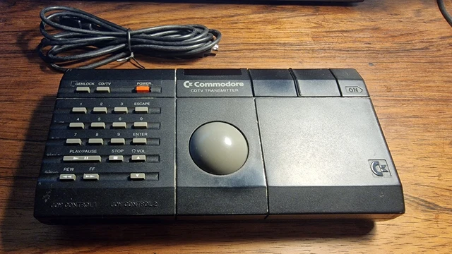 COMMODORE AMIGA CDTV CD-1200 Trackball Transmitter controller EUR 360 ...
