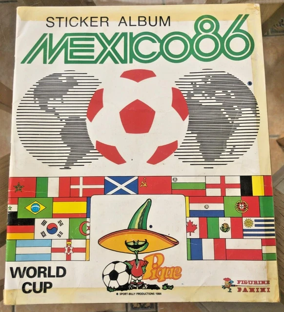 MEXICO 86 WORLD Cup Panini Football Sticker Album - 100% Complete ...