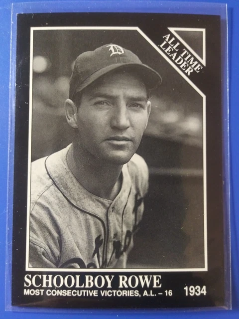 1991 THE SPORTING News Conlon Collection Schoolboy Rowe #256 Detroit ...
