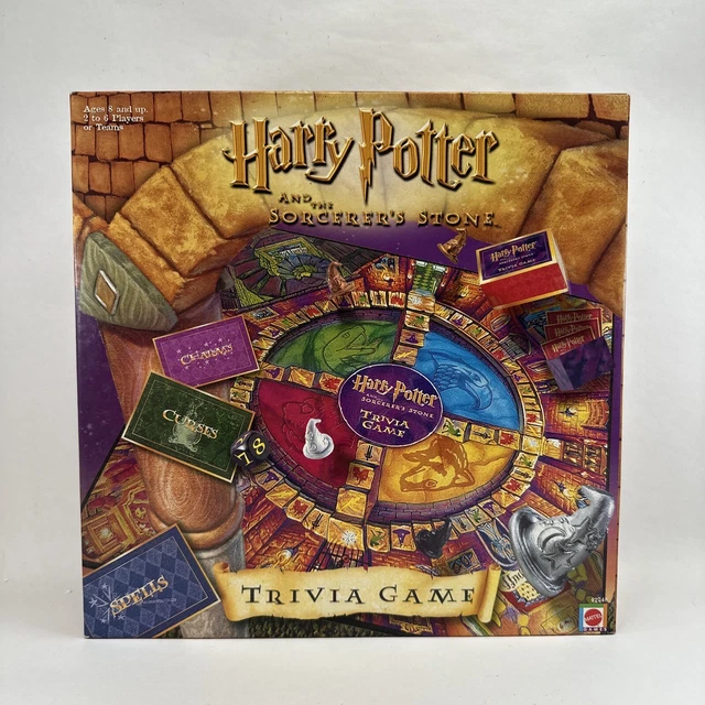 HARRY POTTER AND The Sorcerers Stone Trivia Board Game Vintage Mattel ...