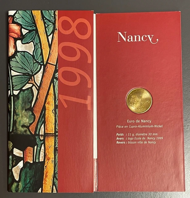 TRÈS BEAU COFFRET 1 euro de Nancy "l'école de Nancy" EUR 7,00 - PicClick FR