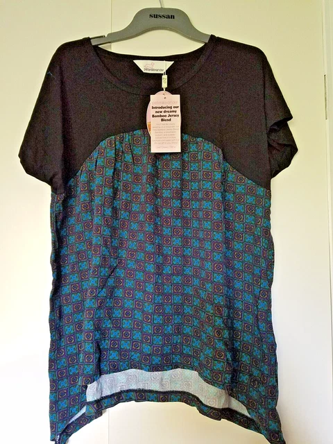 PETER ALEXANDER XL 16 Bamboo crepe jersey T-shirt sleep Tee top NEW $19 ...