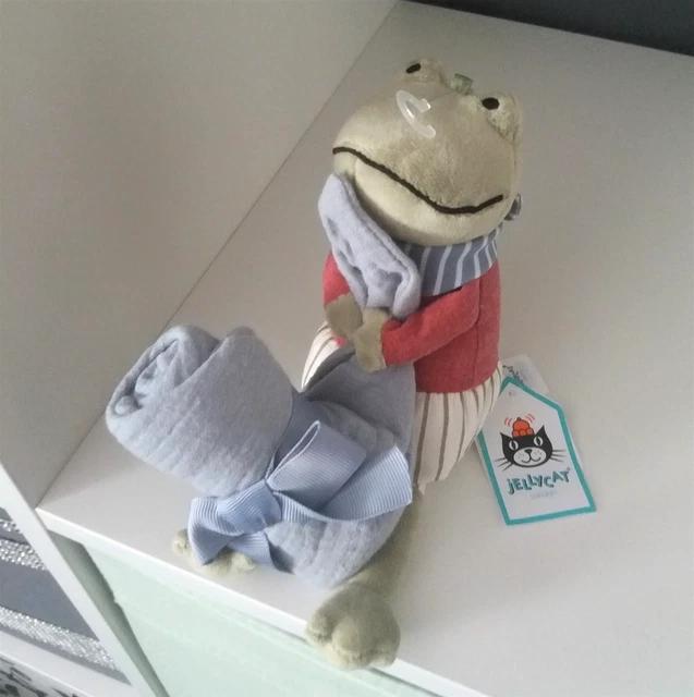 JELLYCAT LITTLE RAMBLER Frog Soother ~ BNWT Riverside Soft Toy ...