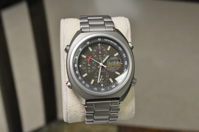 NOS CASIO TIC-100 Timber Cruiser Analog/Digital Chrono Vintage Watch ...