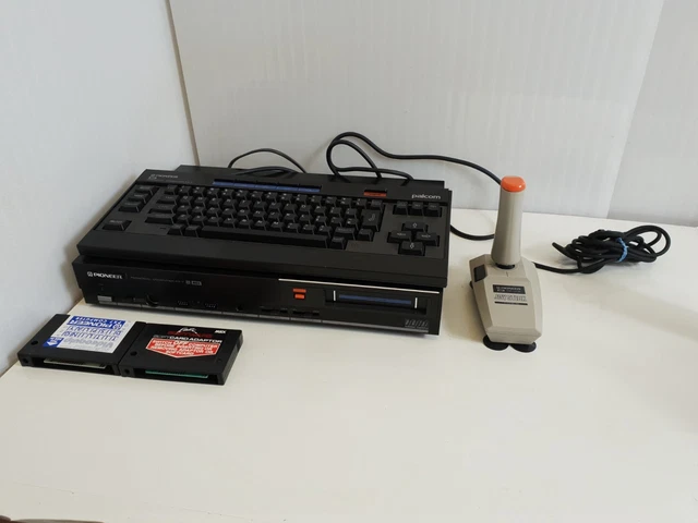 VERY RARE VINTAGE PIONEER PX7 MSX COMPUTER with keyboard and joystick ...